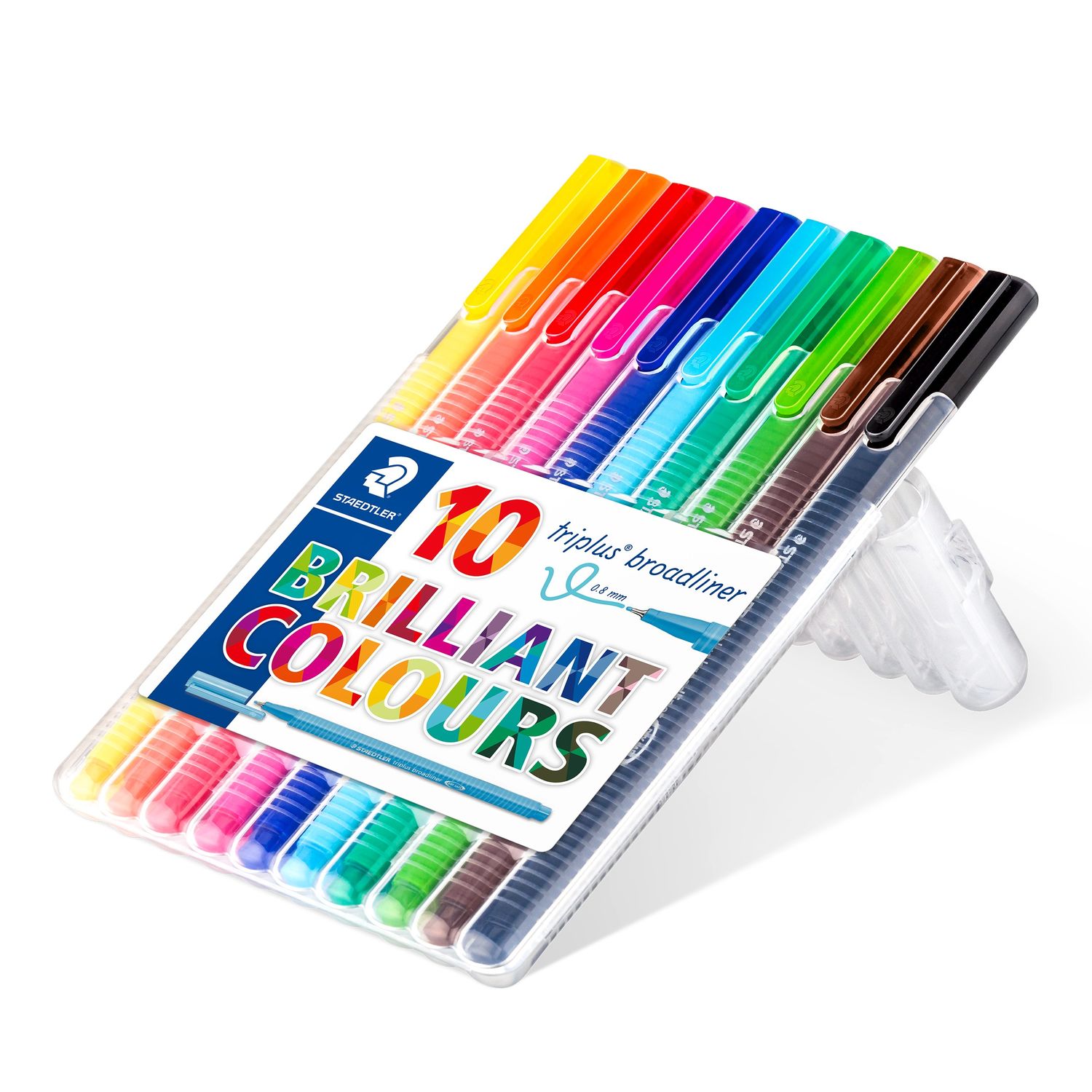 10 Triplus Broadliner 338 Triangular STAEDTLER - LPMarocaine