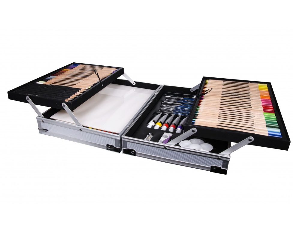 Daler Rowney Complete Artist Kit 122 pcs w/metal carrying case ...