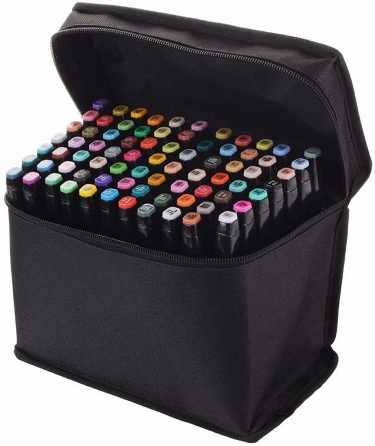 TOUCHFIVE Markers - 80 Color Set Touch Five Alcohol Twin Tip Pen ...