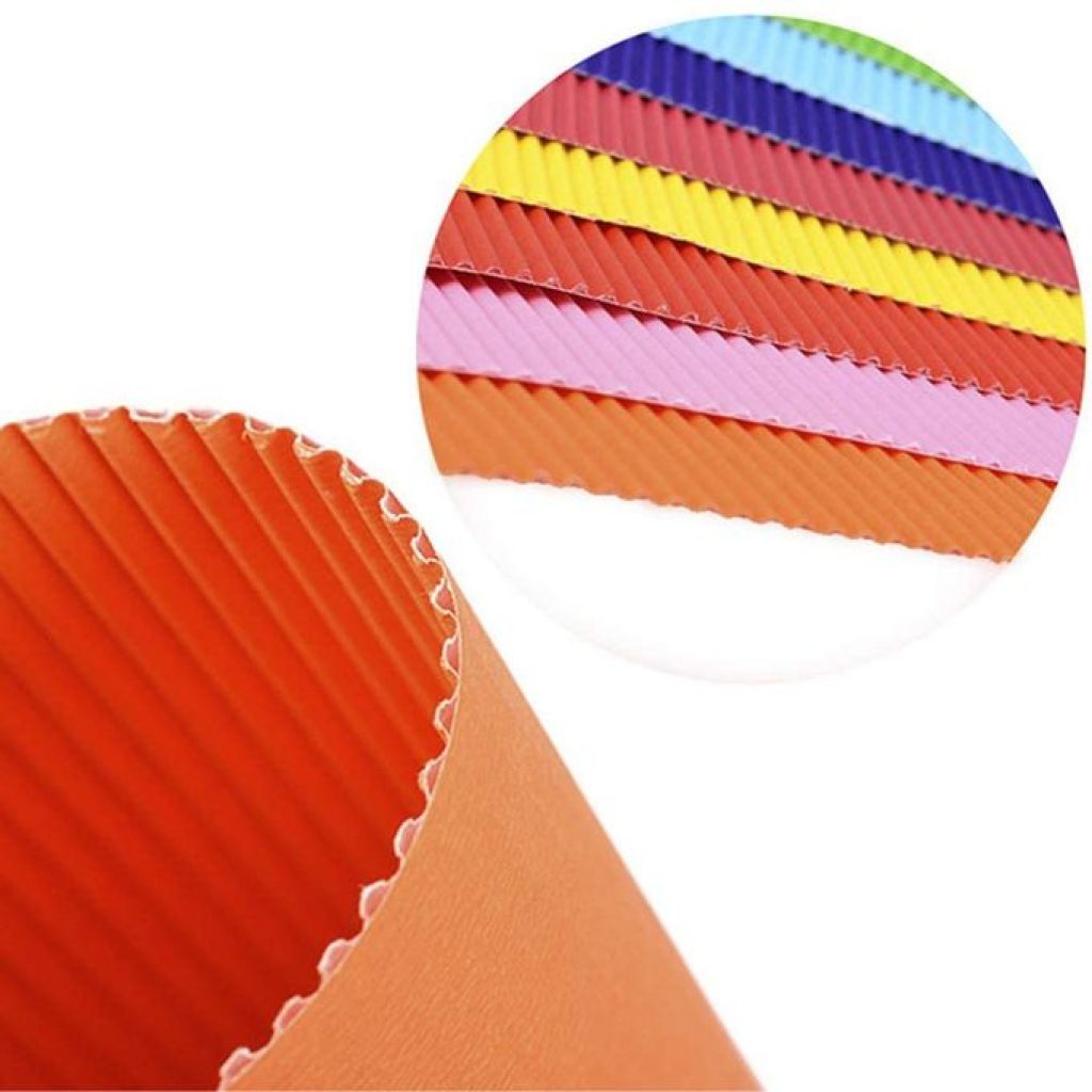 Papier ondule 10 couleurs Ecolo - LPMarocaine