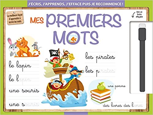 Mes premiers mots (avec un feutre effaçable) - LPMarocaine